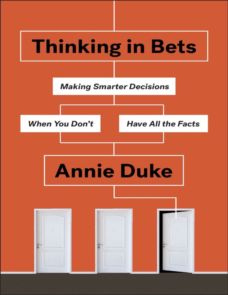 Thinking in Bets by Annie Duke PDF, EPUB Download or Read Online
