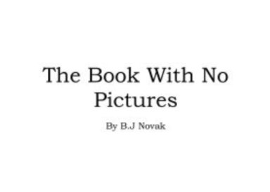 The Book with No Pictures by B. J. Novak PDF, EPUB Download or Read Online